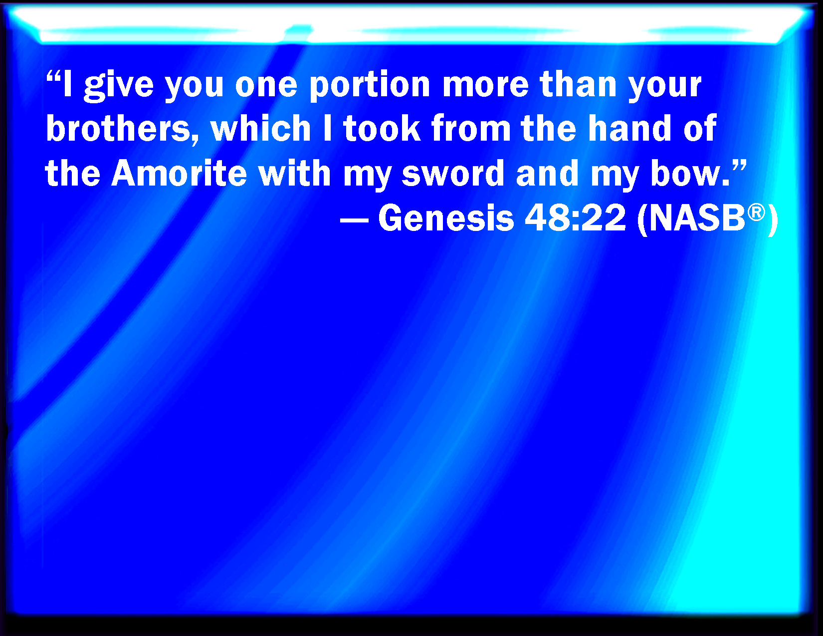 Genesis 48 22 Moreover I Have Given To You One Portion Above Your genesis-48-22-moreover-i-have-given-to-you-one-portion-above-your